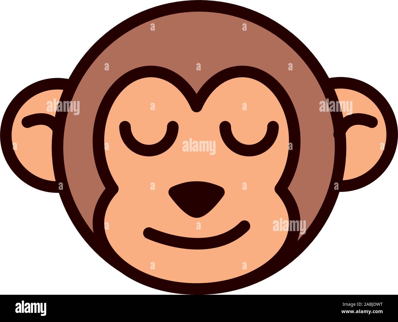 Monkey Cartoon Face