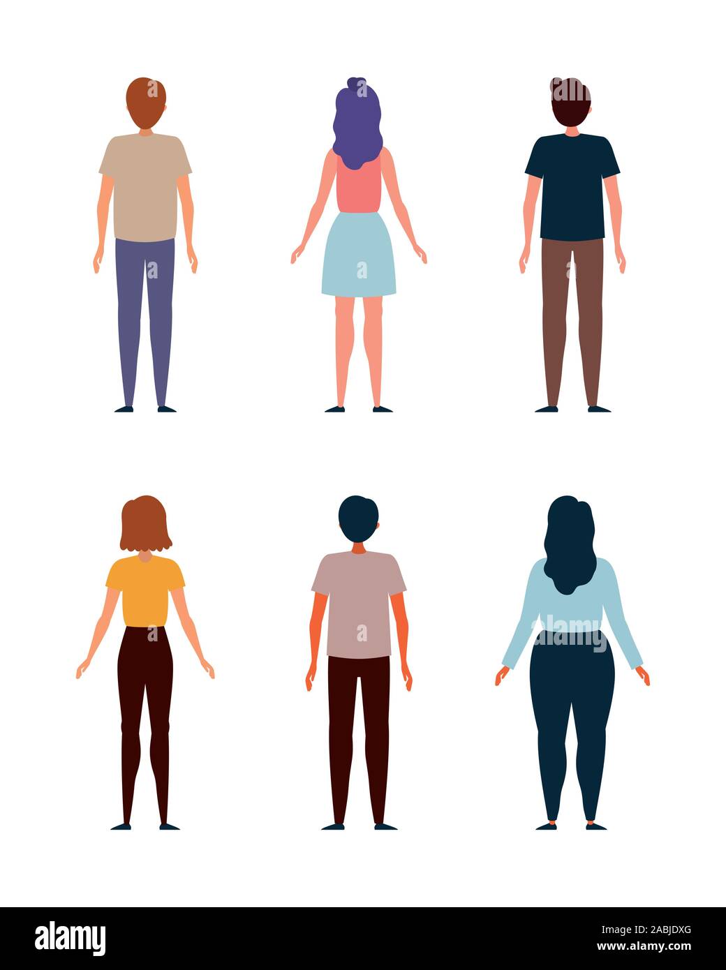 Set of people avatars vector design Stock Vector Image & Art - Alamy