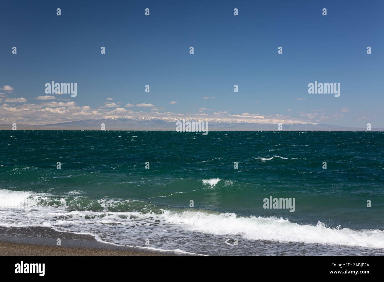 Mongolian landscape snowy mountains hi-res stock photography and images ...