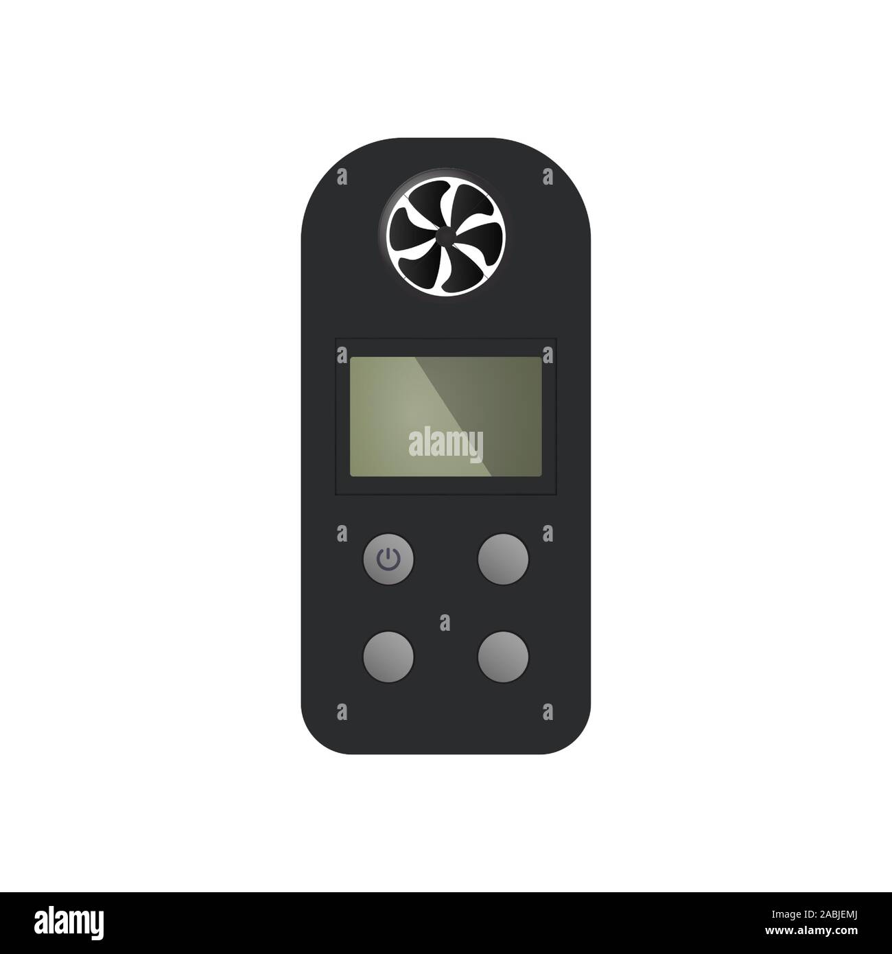 Wind meter control device. Vector illustration. Ventilation equipment ...