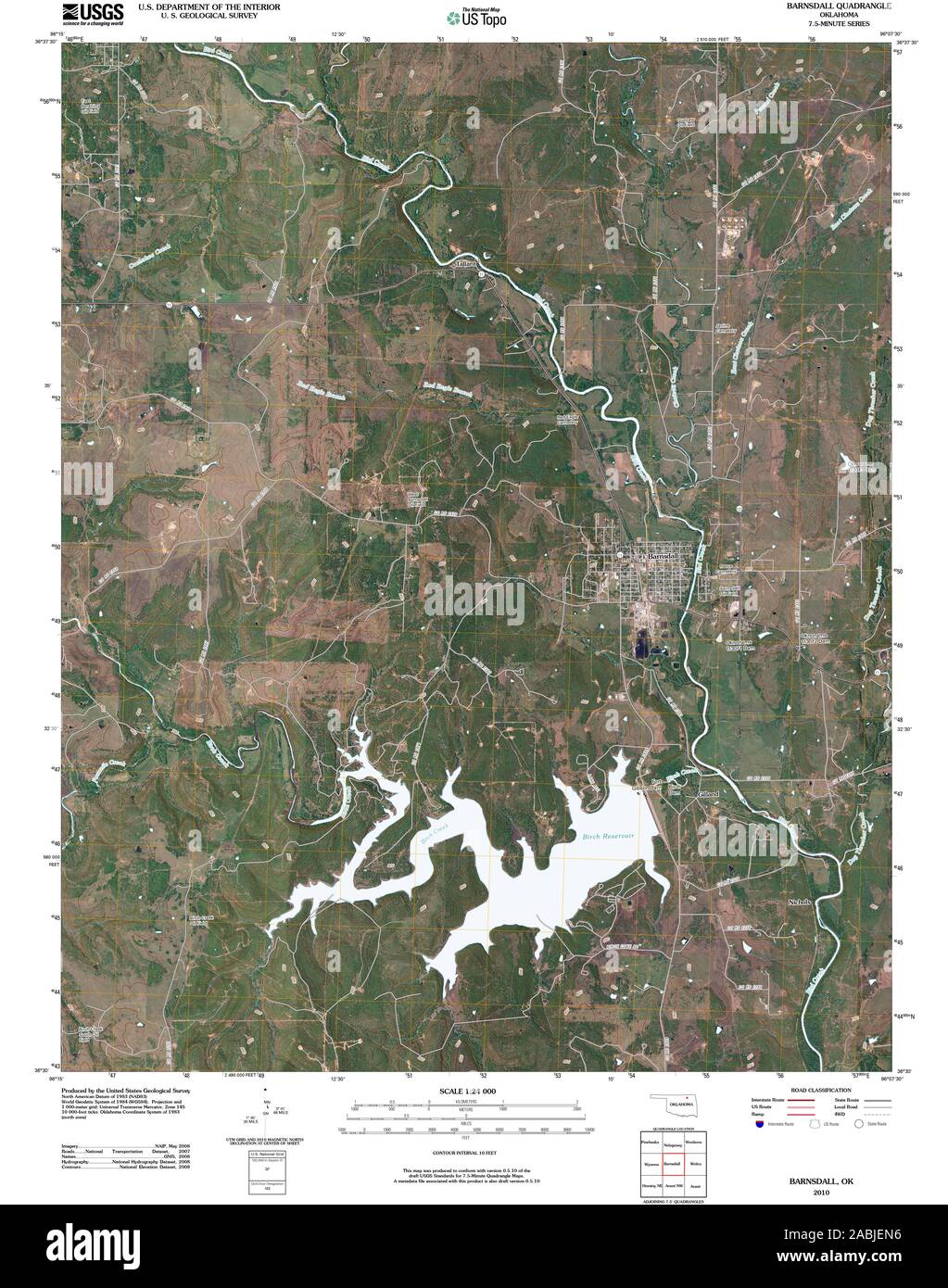 Barnsdall map hi-res stock photography and images - Alamy