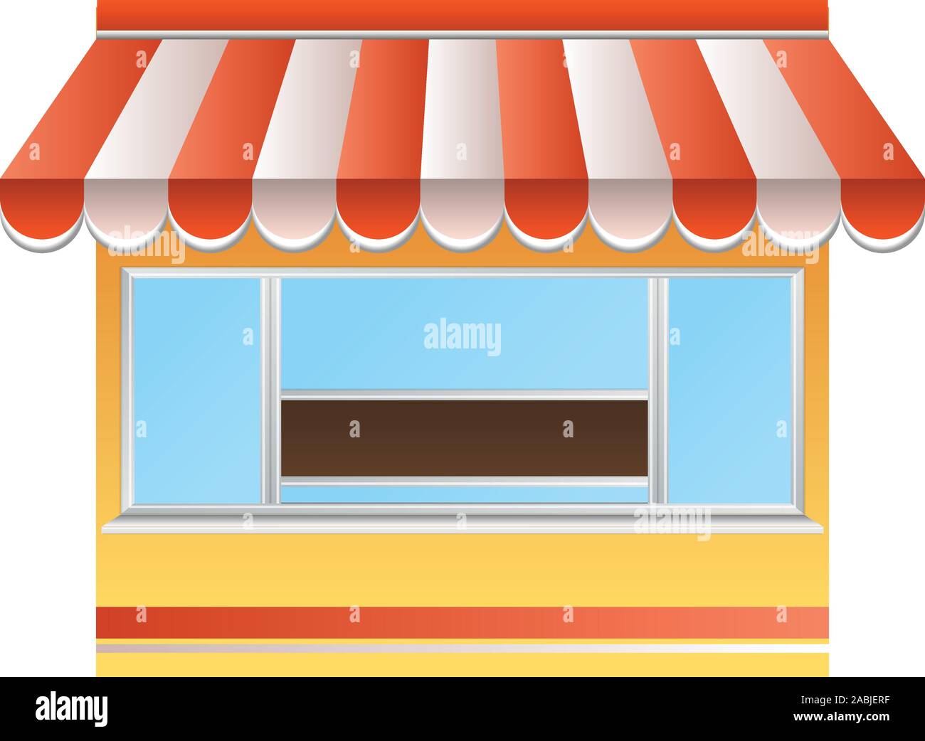 Public street shop icon. Cartoon of public street shop vector icon for ...