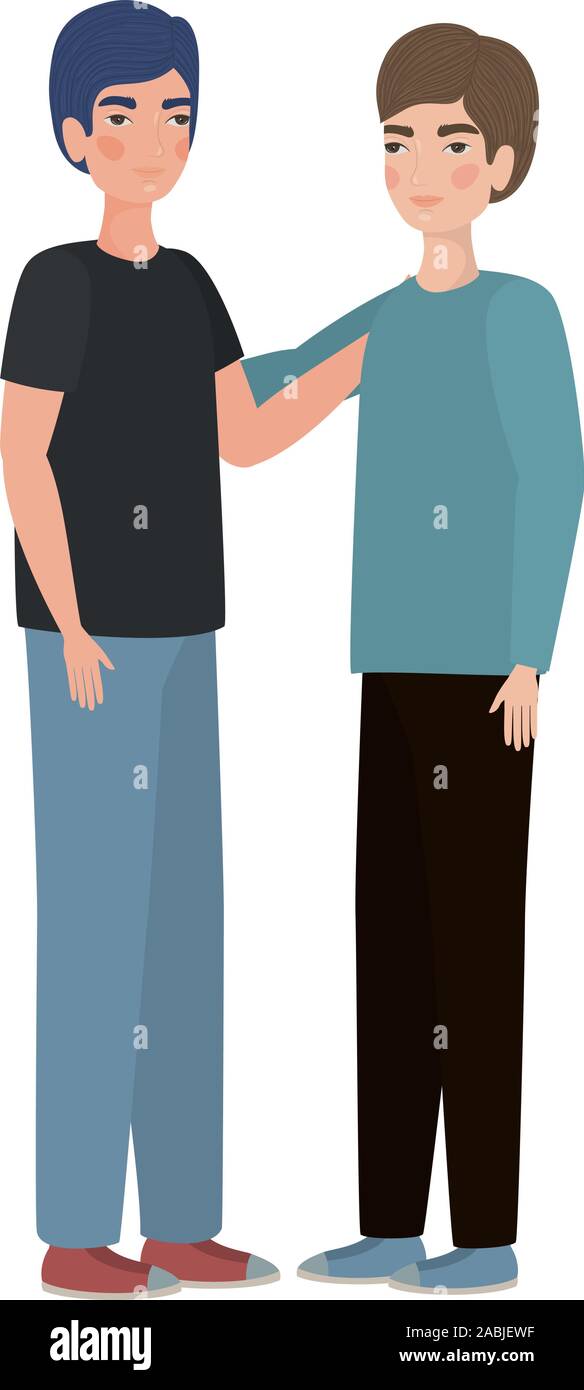 Cute men cartoons drawing vector design Stock Vector Image & Art - Alamy