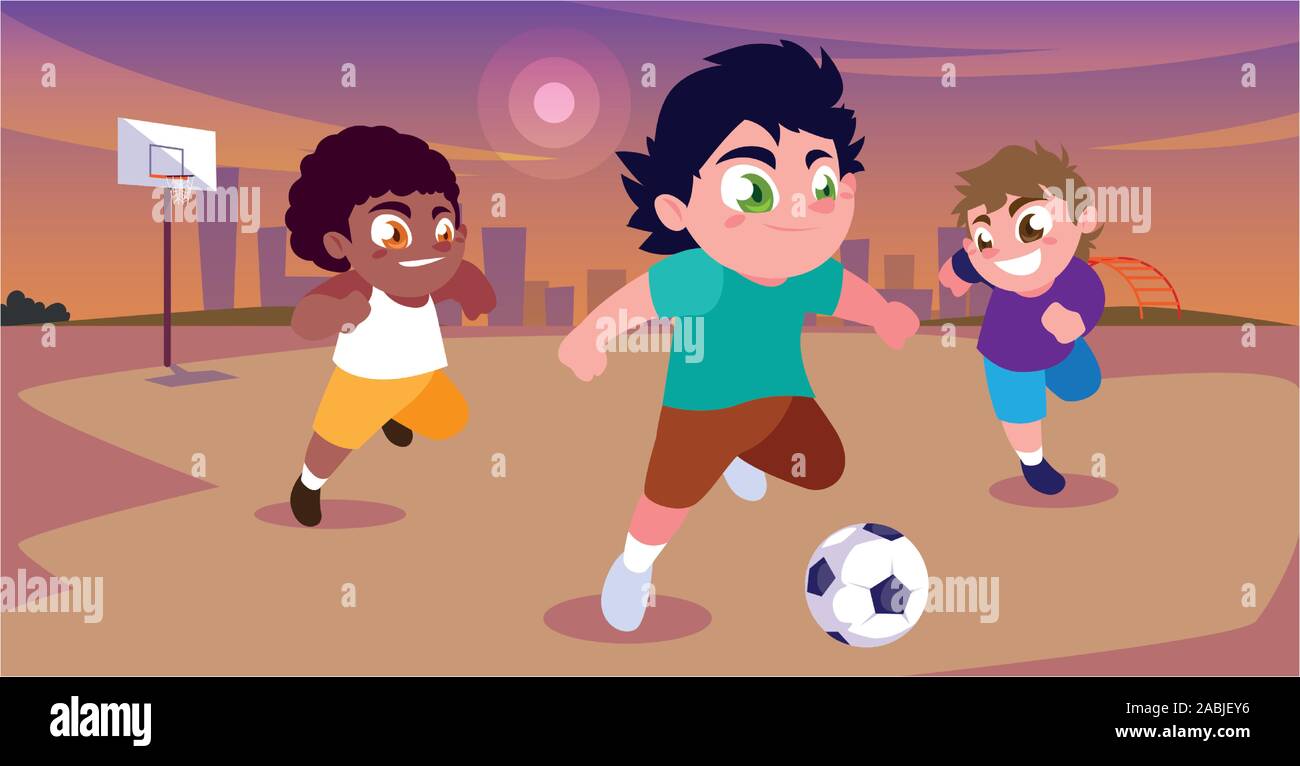 Teen boys soccer training Stock Vector Images - Alamy