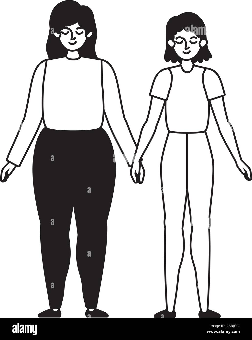 Avatar women design Black and White Stock Photos & Images - Alamy