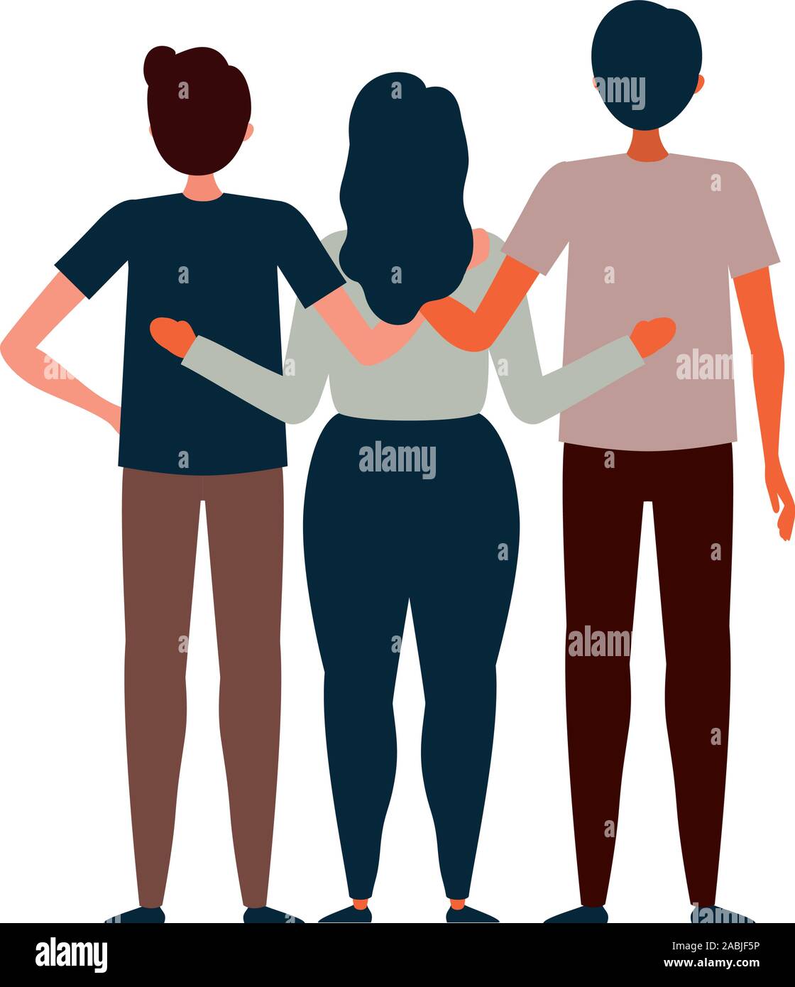 Backward of people avatars vector design Stock Vector Image & Art - Alamy