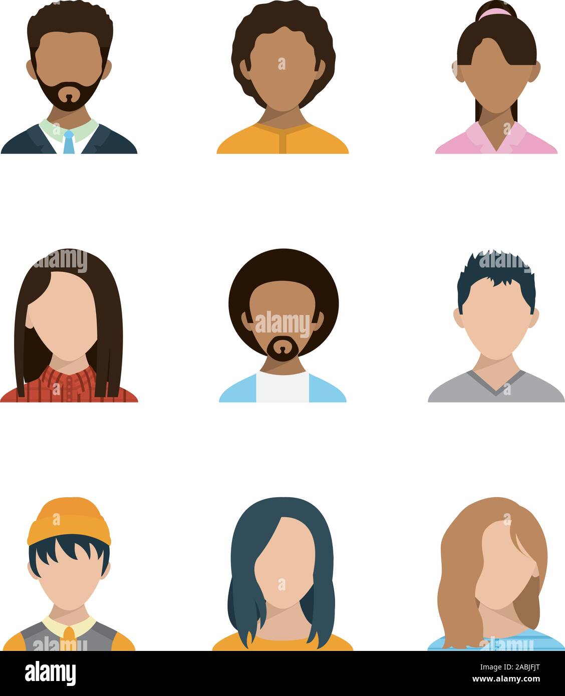 Human faces clip art Stock Vector Images - Alamy