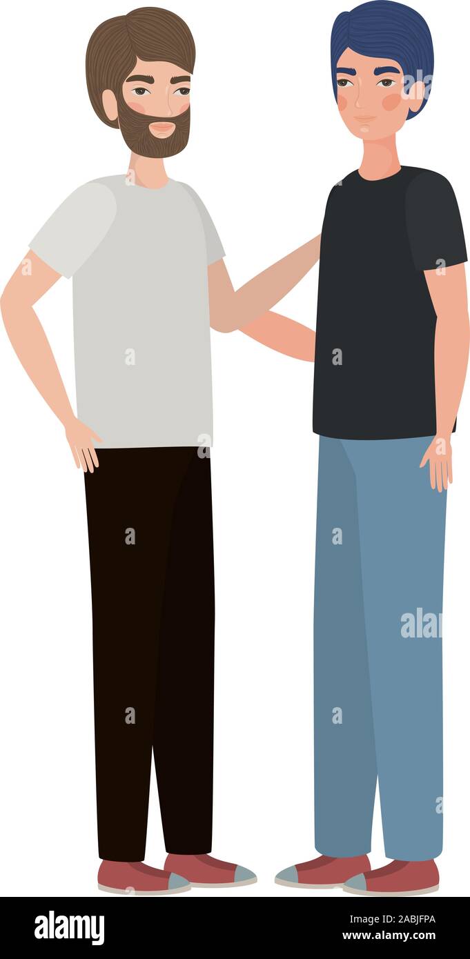 Cute men cartoons drawing vector design Stock Vector Image & Art - Alamy