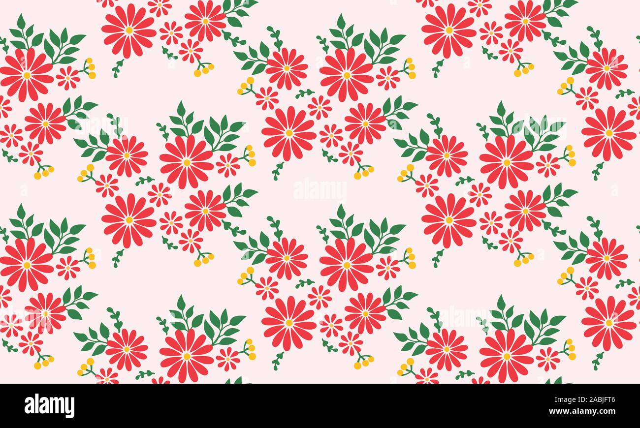 Elegant bright red flower, abstract floral pattern background Stock ...