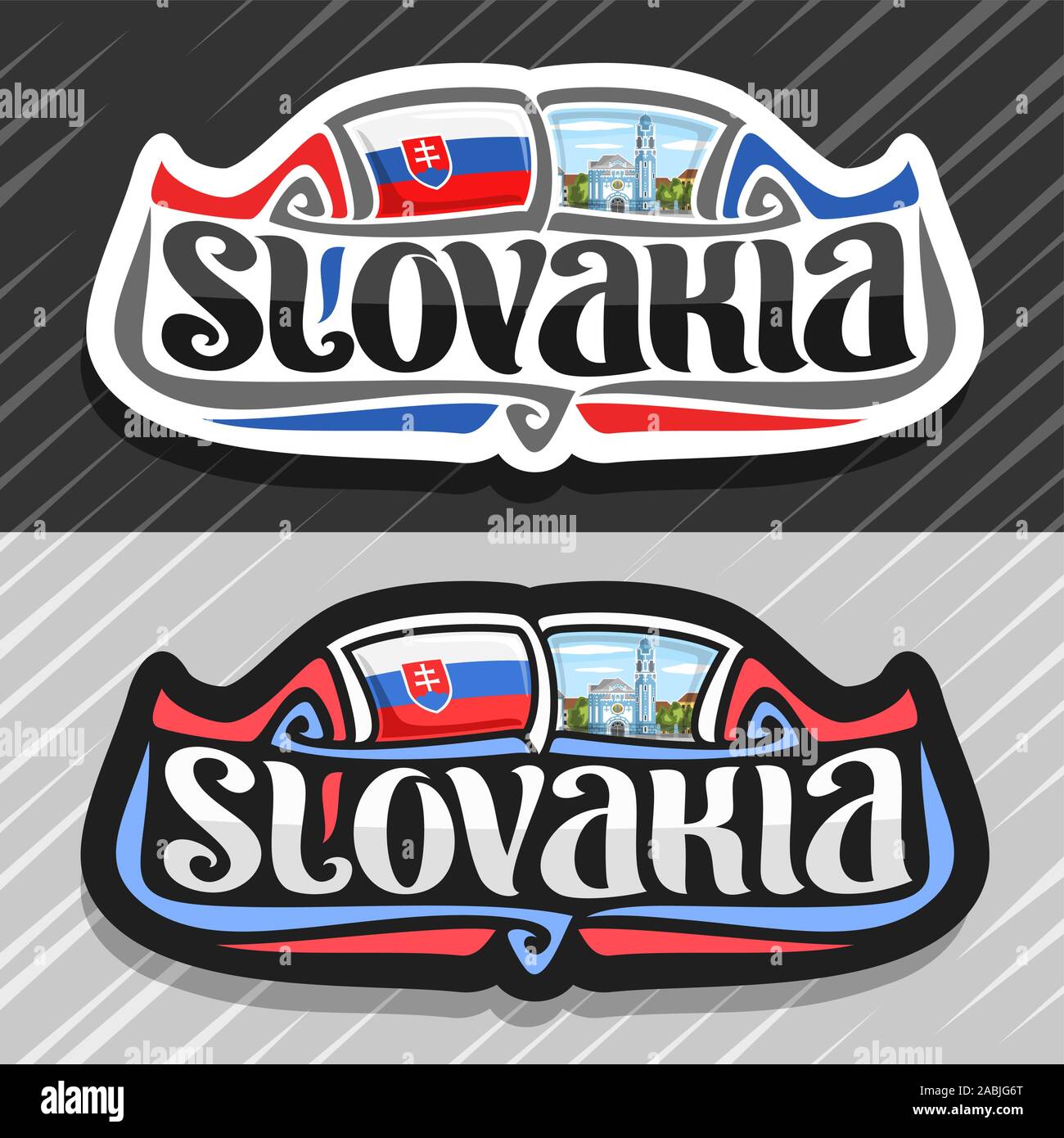Bratislava souvenir Stock Vector Images - Alamy
