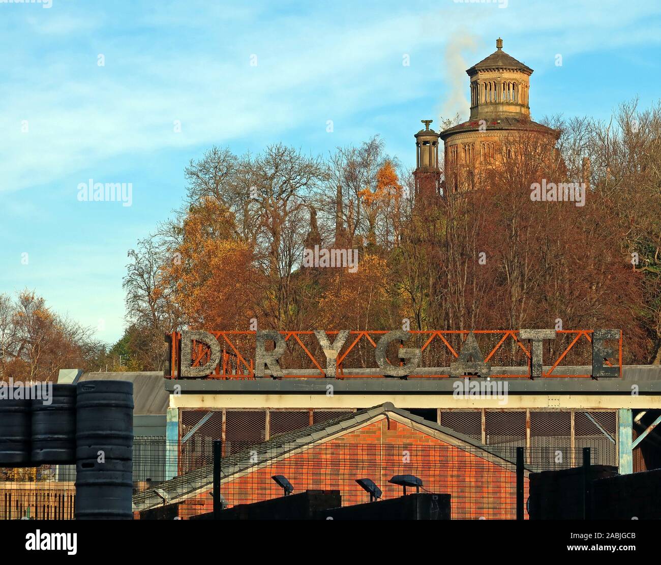 The Drygate brewery, craft brewing, 85 Drygate, Glasgow, Scotland, UK ...