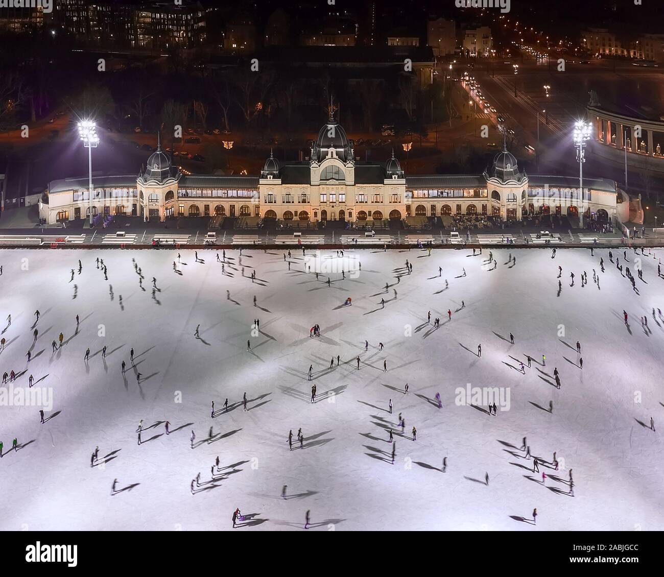 Varosliget budapest ice rink hi-res stock photography and images - Alamy