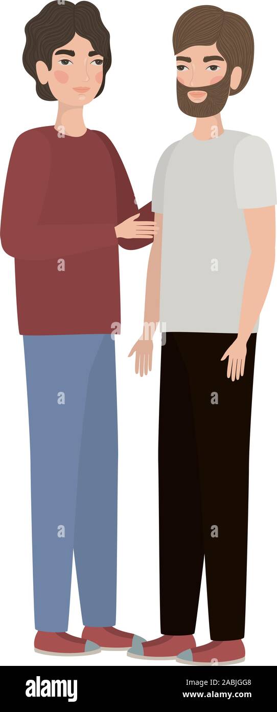 Cute men cartoons drawing vector design Stock Vector Image & Art - Alamy