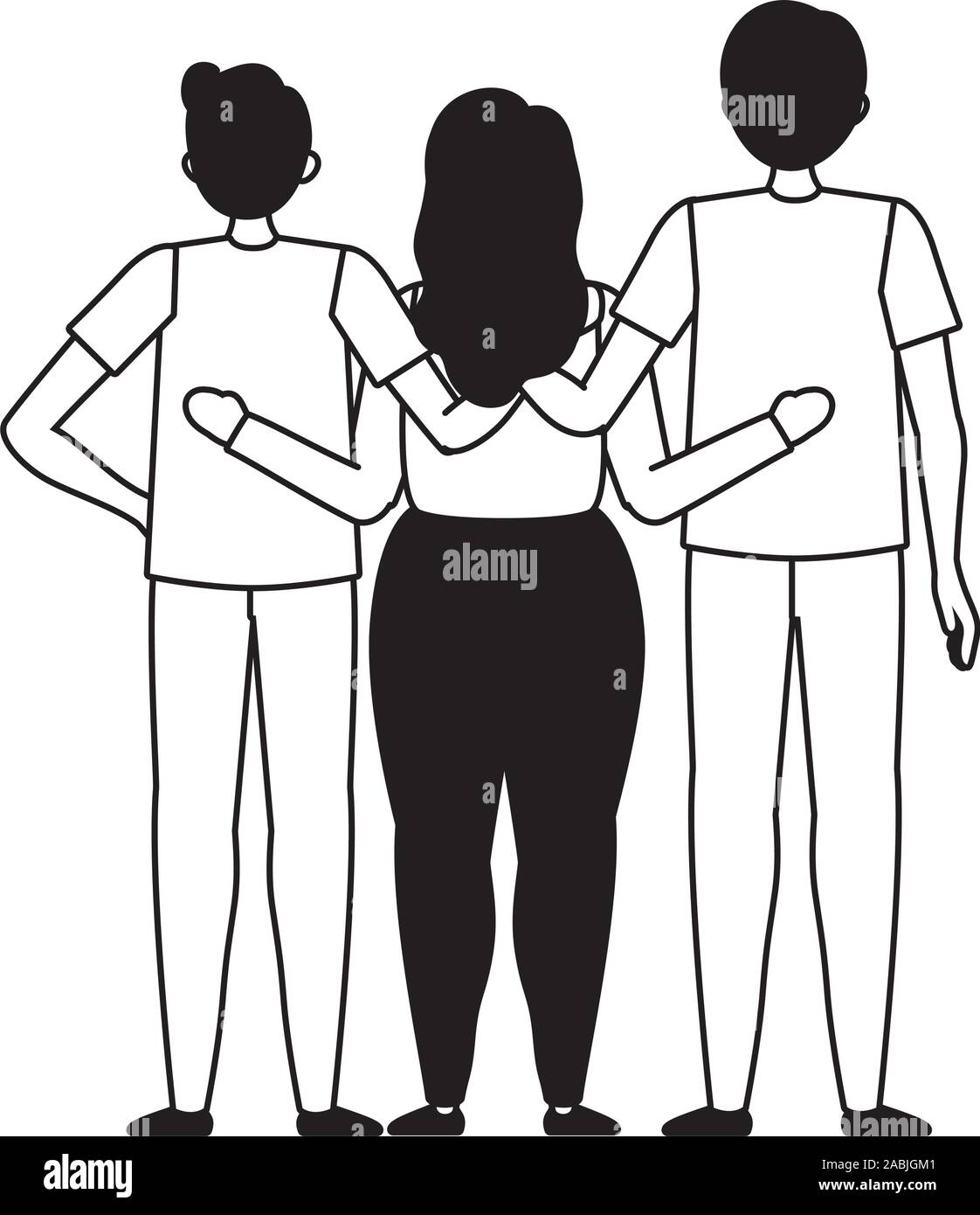 Isolated people avatars vector design Stock Vector Image & Art - Alamy