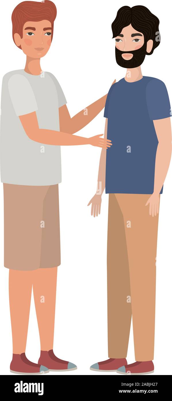 Cute men cartoons drawing vector design Stock Vector Image & Art - Alamy