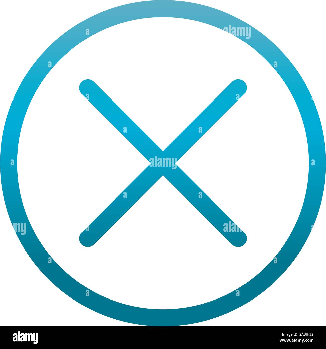 error symbol user interface blue gradient vector illustration Stock ...