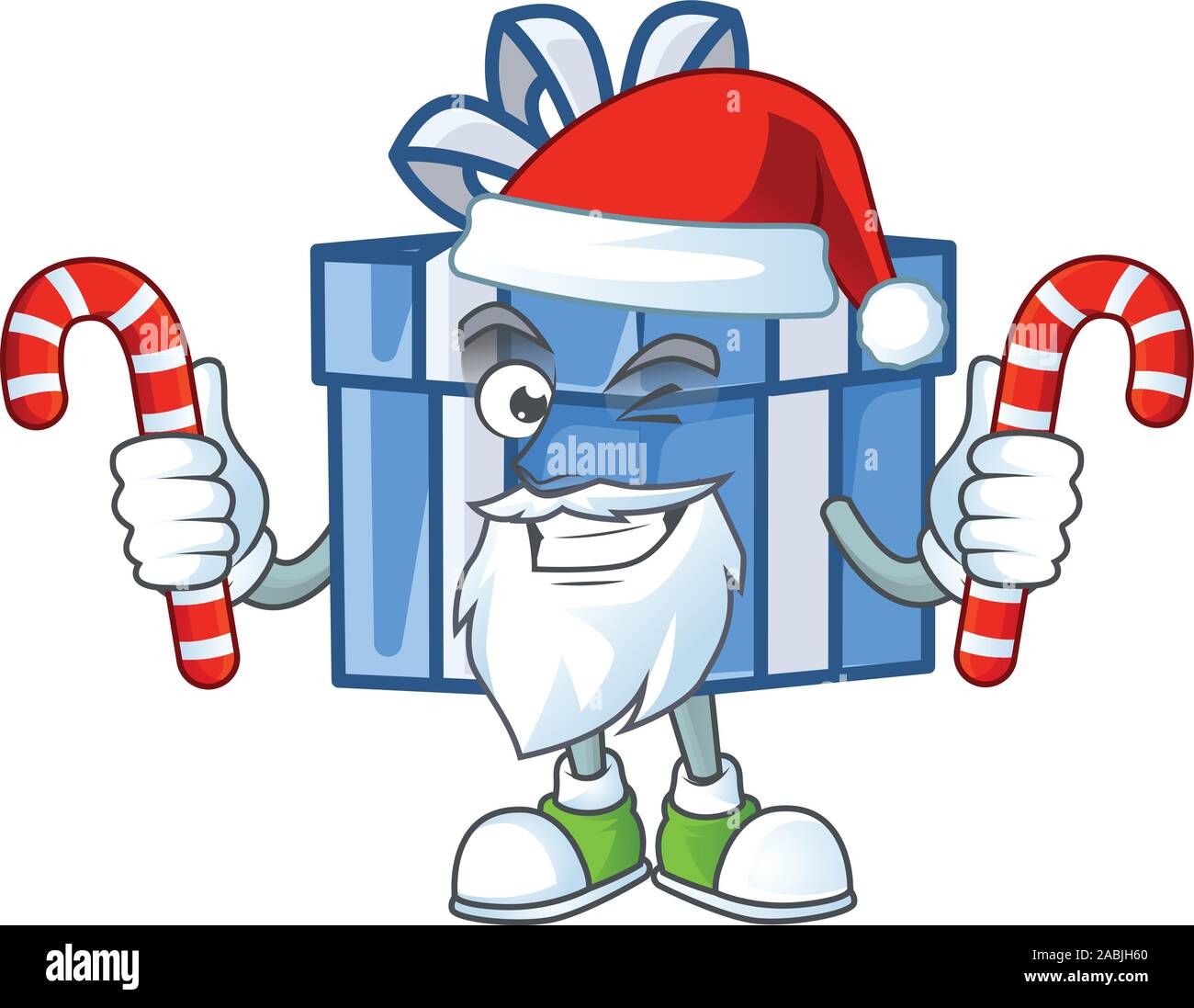 Wrapped gift box candy Stock Vector Images - Alamy