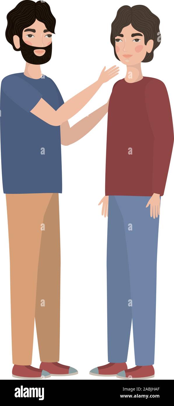 Cute men cartoons drawing vector design Stock Vector Image & Art - Alamy