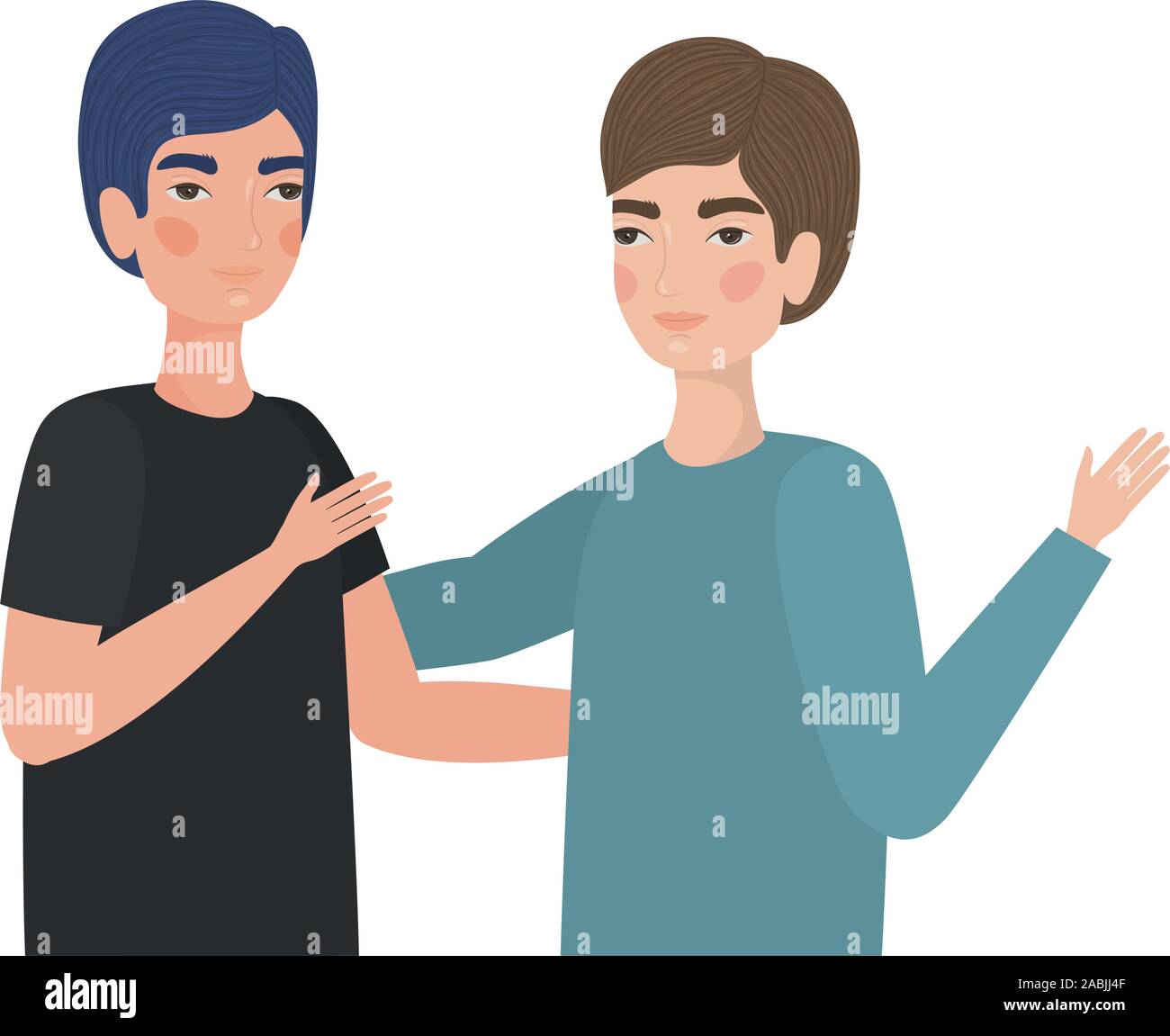 Cute men cartoons drawing vector design Stock Vector Image & Art - Alamy