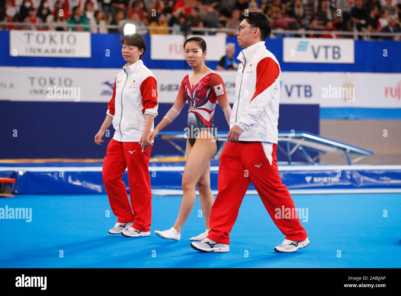 Tokyo, Japan. 28th Nov, 2019. Megu Uyama (JPN) Trampoline : 34th FIG Trampoline Gymnastics World ...