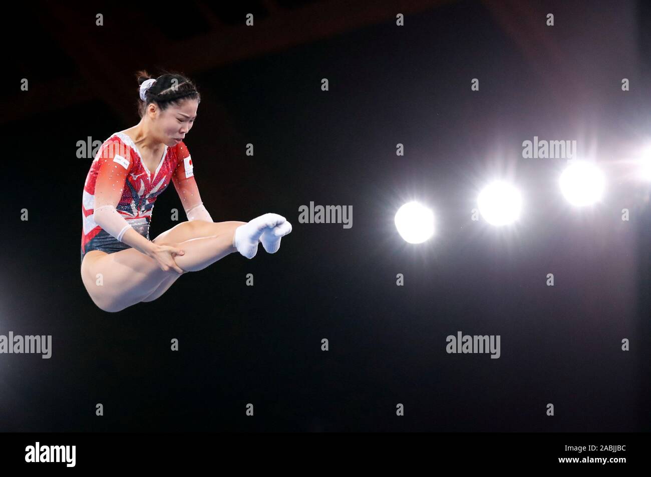 Tokyo, Japan. 28th Nov, 2019. Megu Uyama (JPN) Trampoline : 34th FIG ...