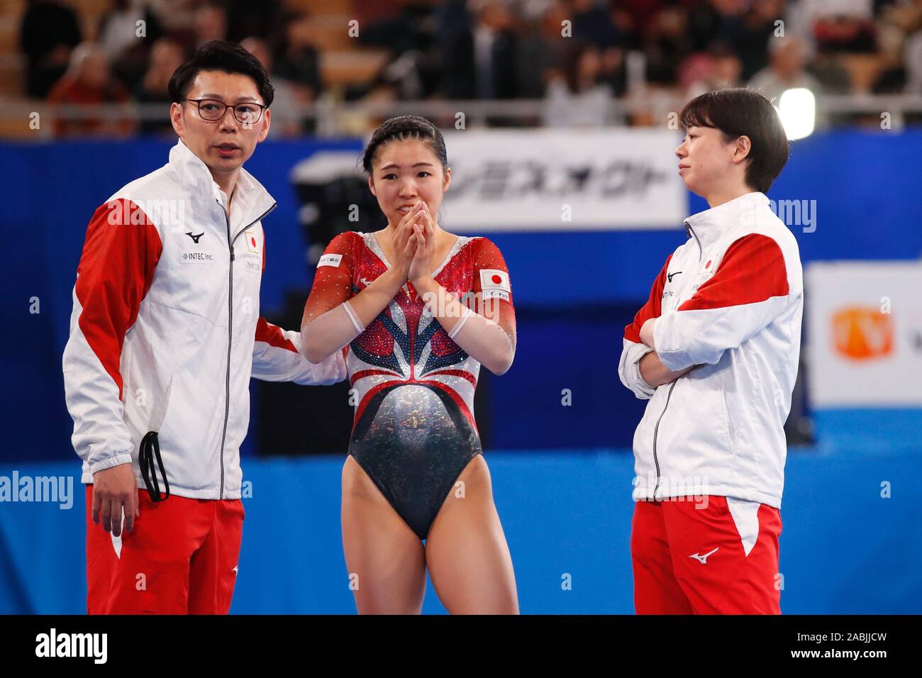 Tokyo, Japan. 28th Nov, 2019. Megu Uyama (JPN) Trampoline : 34th FIG Trampoline Gymnastics World ...