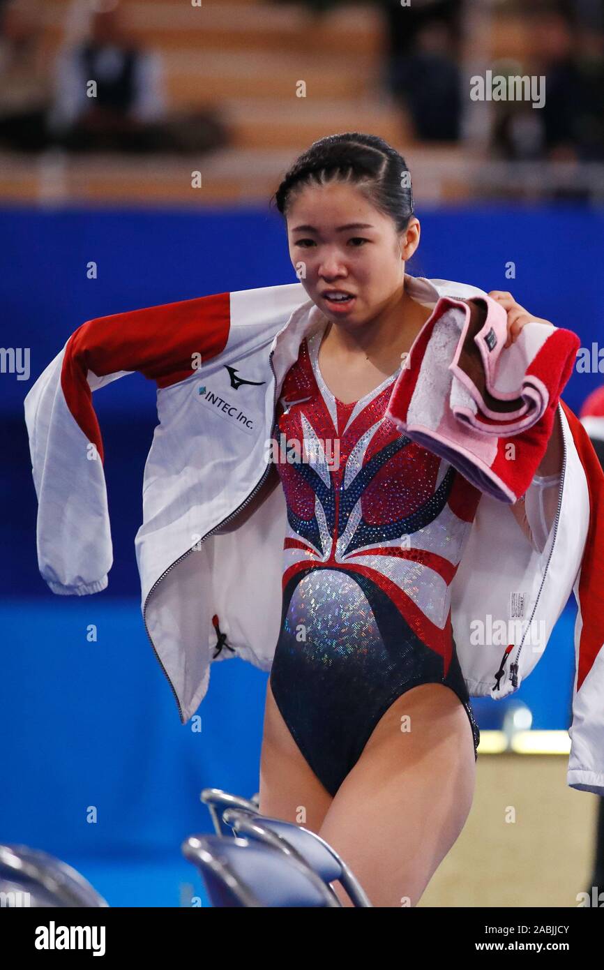 Tokyo, Japan. 28th Nov, 2019. Megu Uyama (JPN) Trampoline : 34th FIG Trampoline Gymnastics World ...