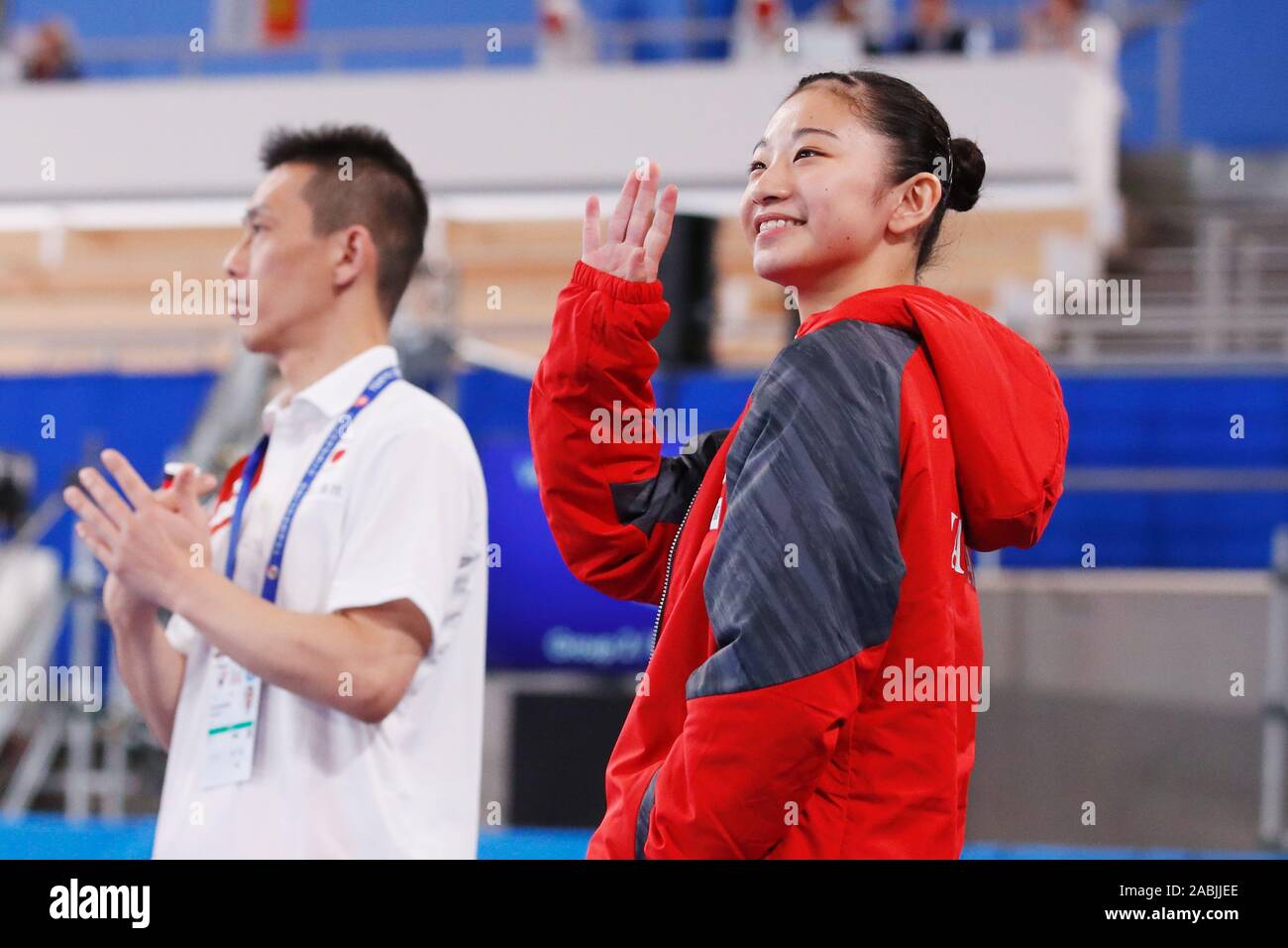 Tokyo, Japan. 28th Nov, 2019. Eri Kitaori (JPN) Trampoline : 34th FIG Trampoline Gymnastics ...