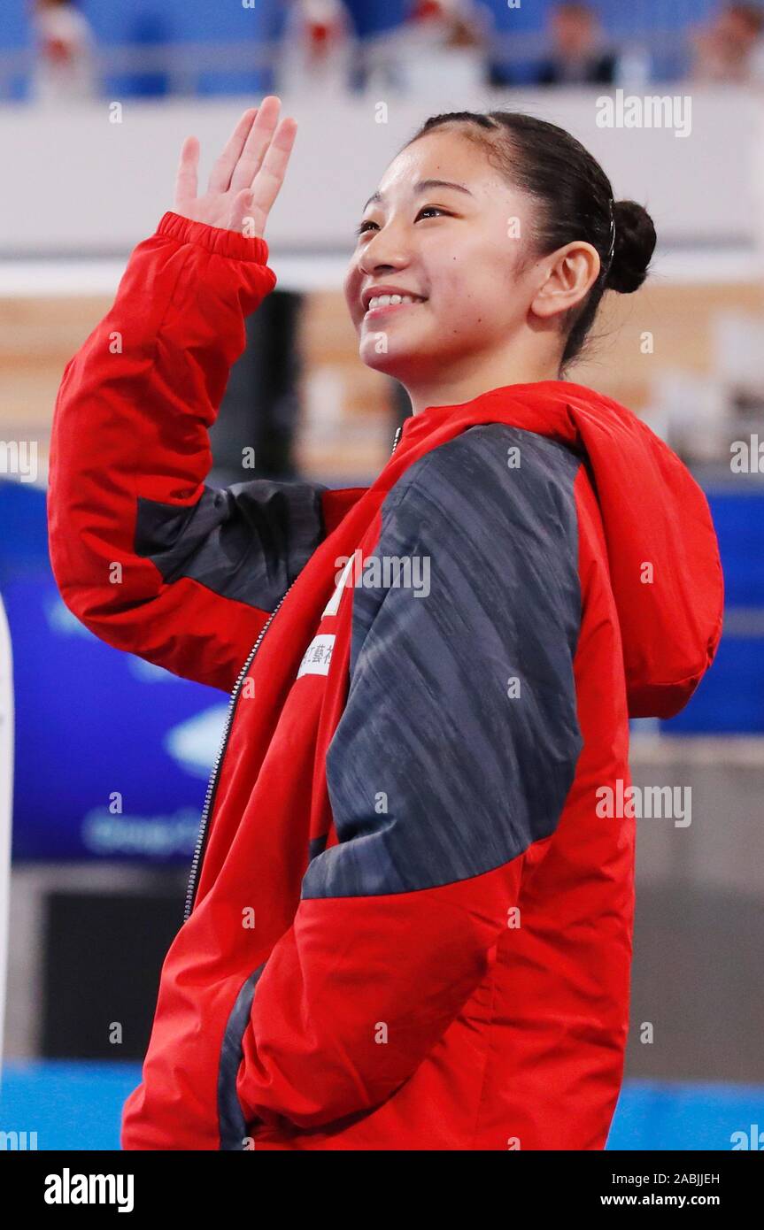 Tokyo, Japan. 28th Nov, 2019. Eri Kitaori (JPN) Trampoline : 34th FIG ...