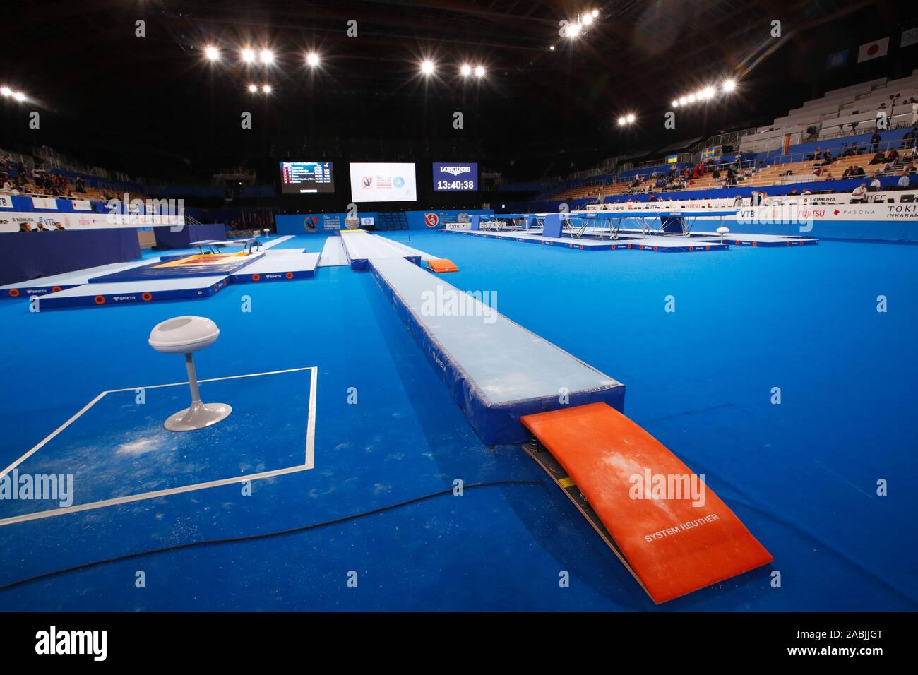 Tokyo, Japan. 28th Nov, 2019. General view Trampoline : 34th FIG ...