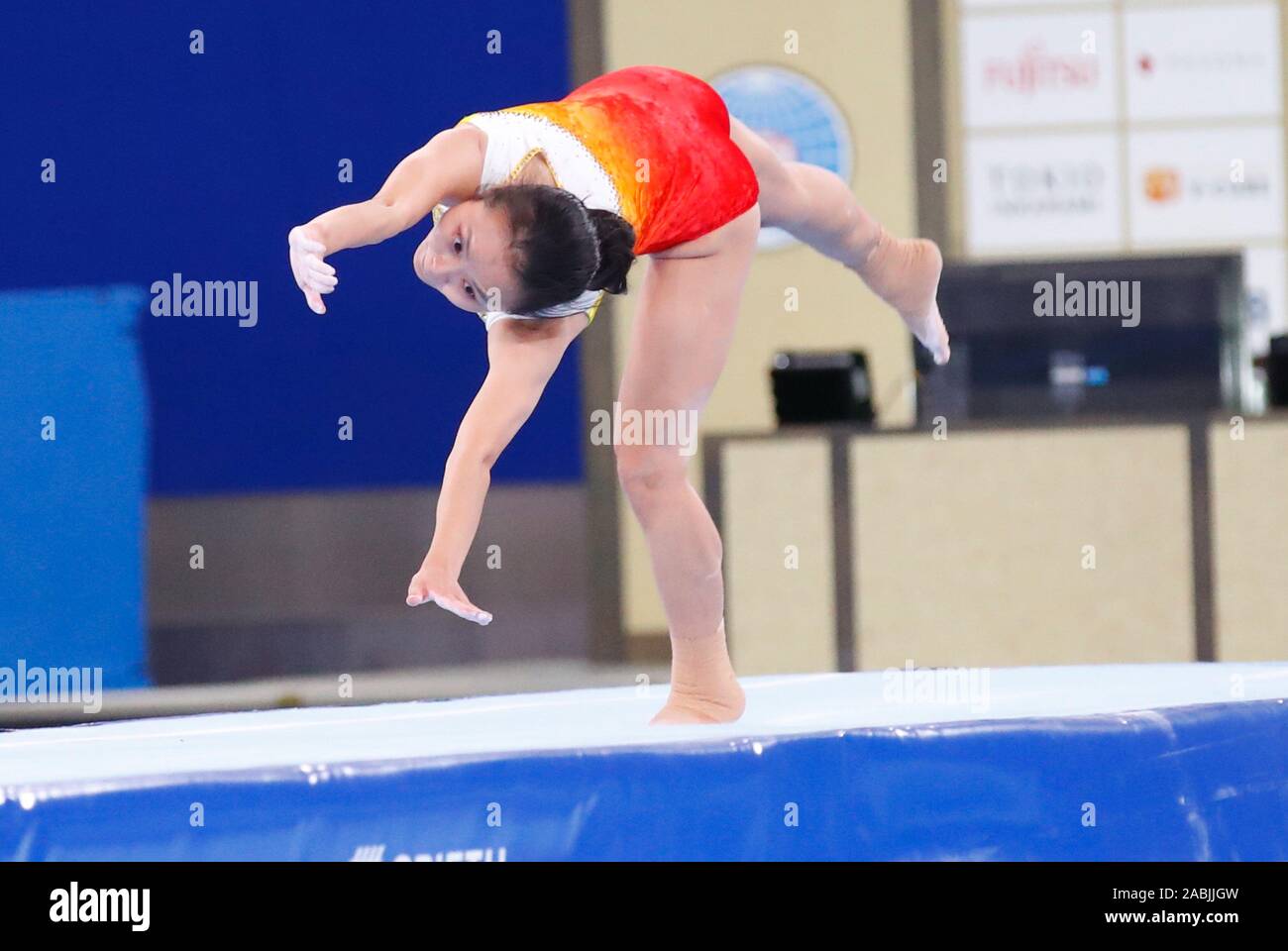 Tokyo, Japan. 28th Nov, 2019. FANG Lulu (CHN) Trampoline : 34th FIG ...