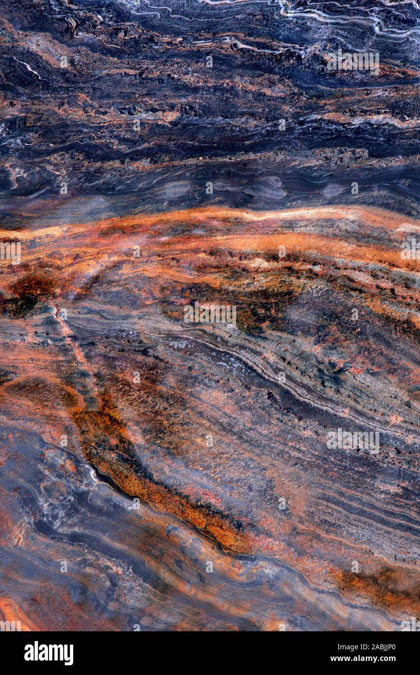 Folda Quartsite stone texture vertical image. Colorful surface with ...