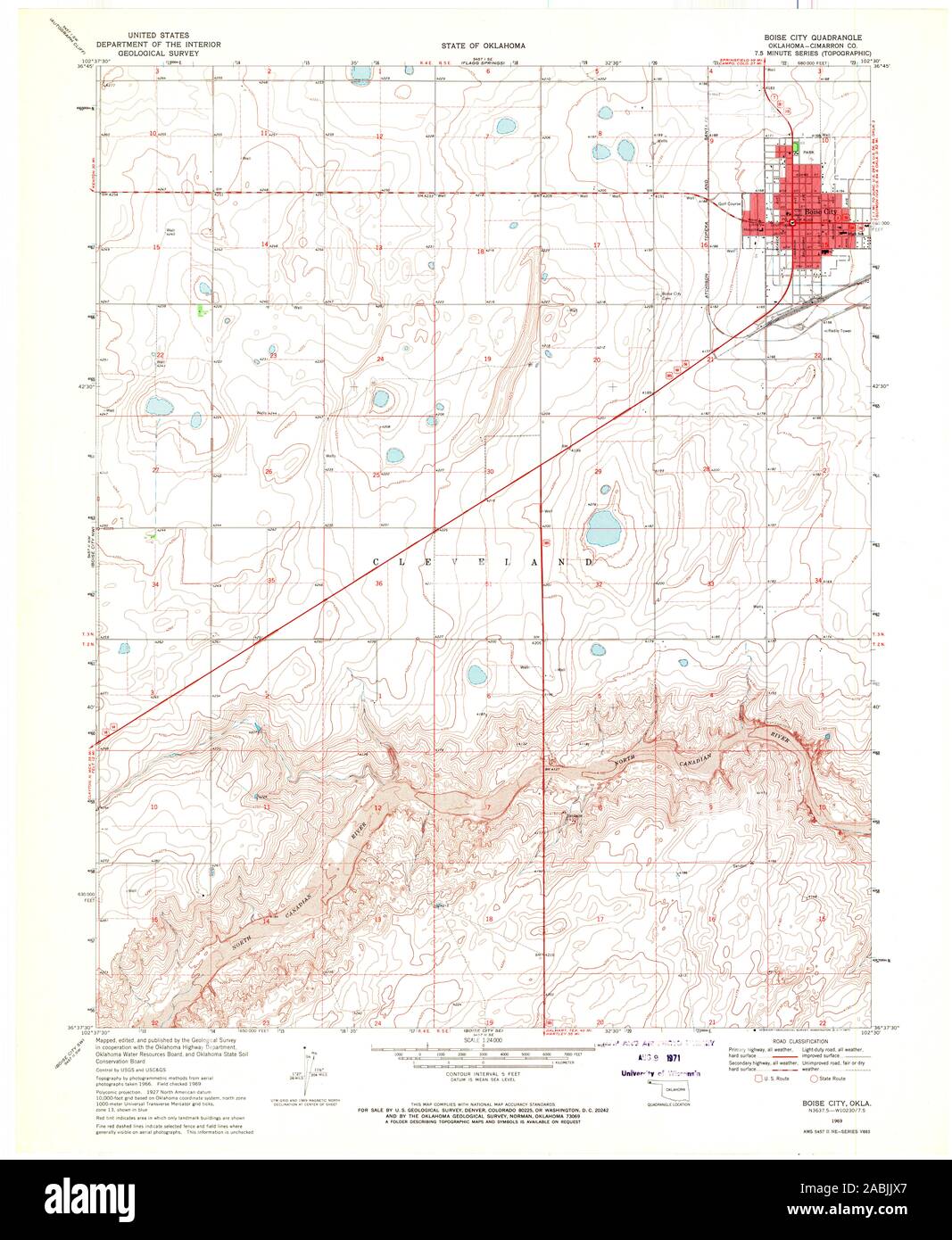 Map of boise topography hi-res stock photography and images - Alamy