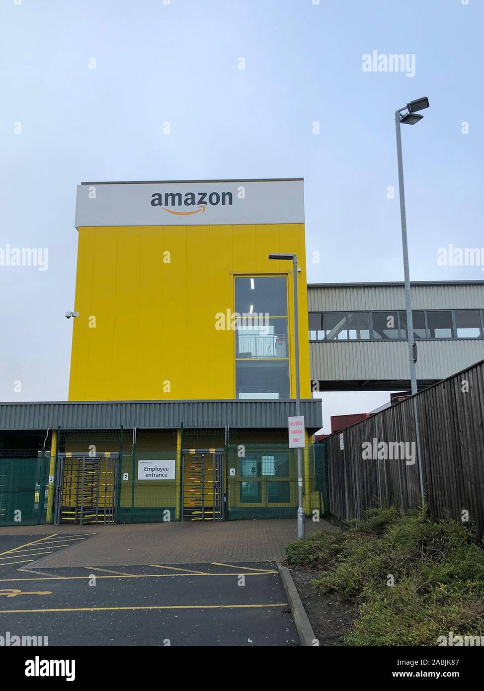The Amazon Fulfilment Centre in Dunfermline, Scotland, which is gearing ...