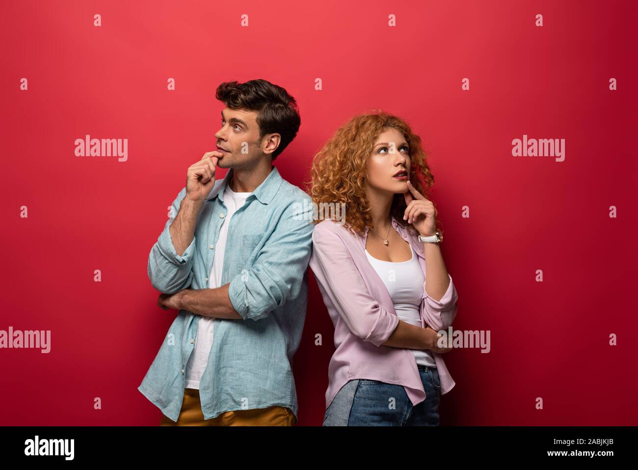 Couple thinking hi-res stock photography and images - Alamy