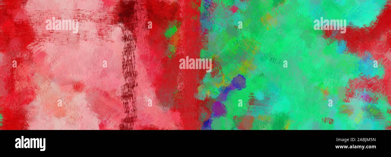 colored illustration art painting with indian red, medium sea green and ...