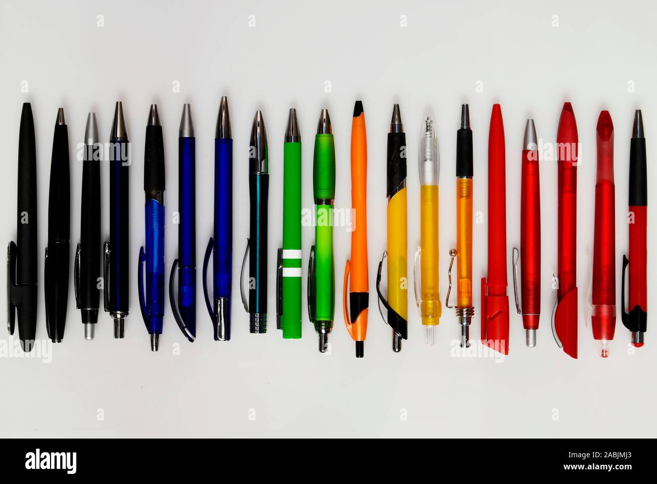Plastic writing pens hi-res stock photography and images - Alamy