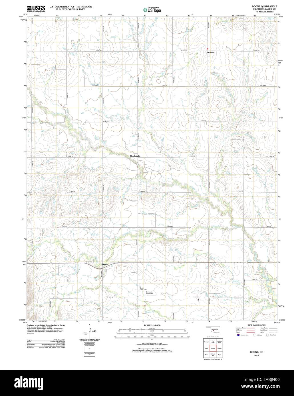 Map Of Boone High Resolution Stock Photography and Images - Alamy