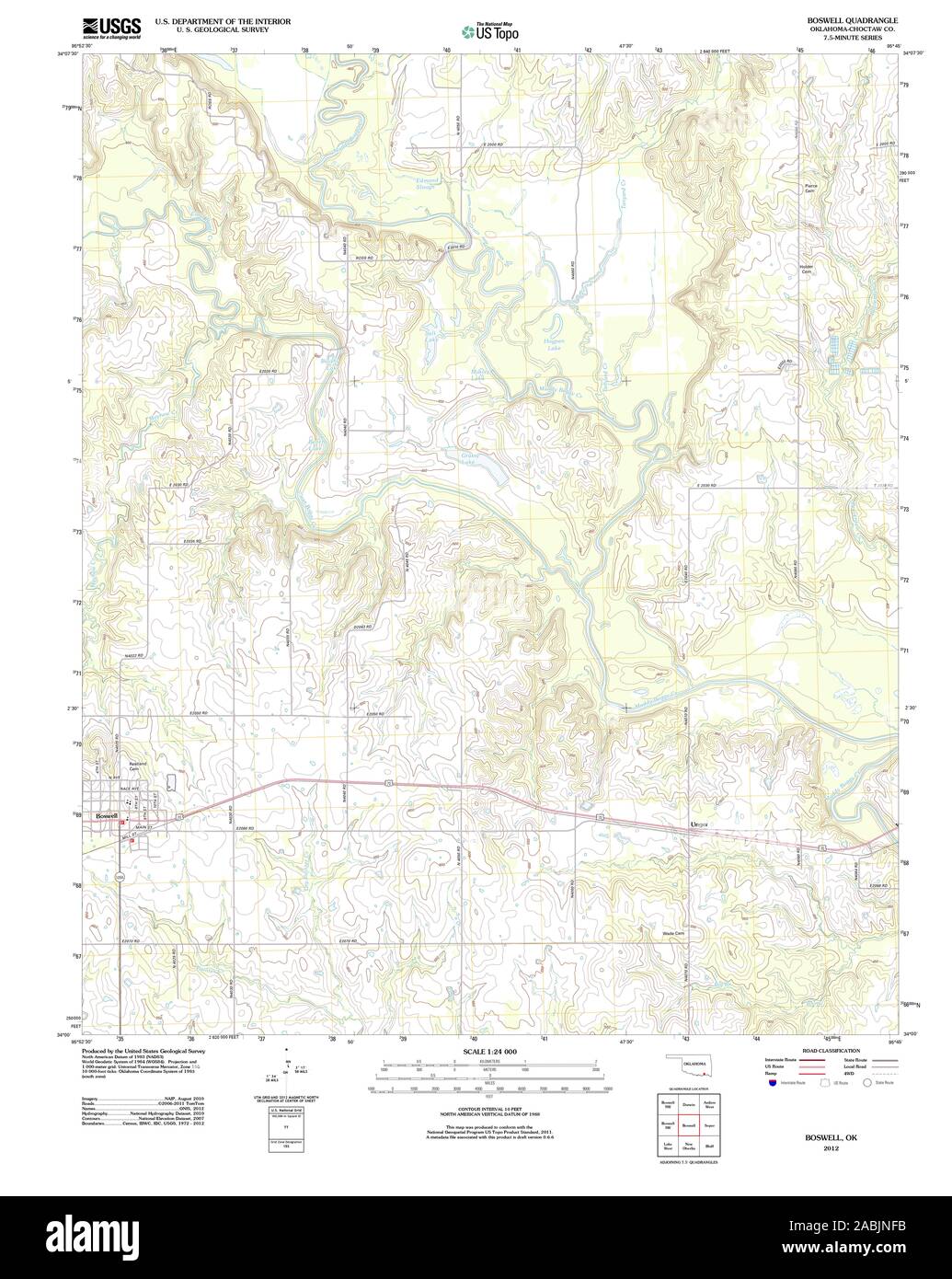 Boswell map hi-res stock photography and images - Alamy