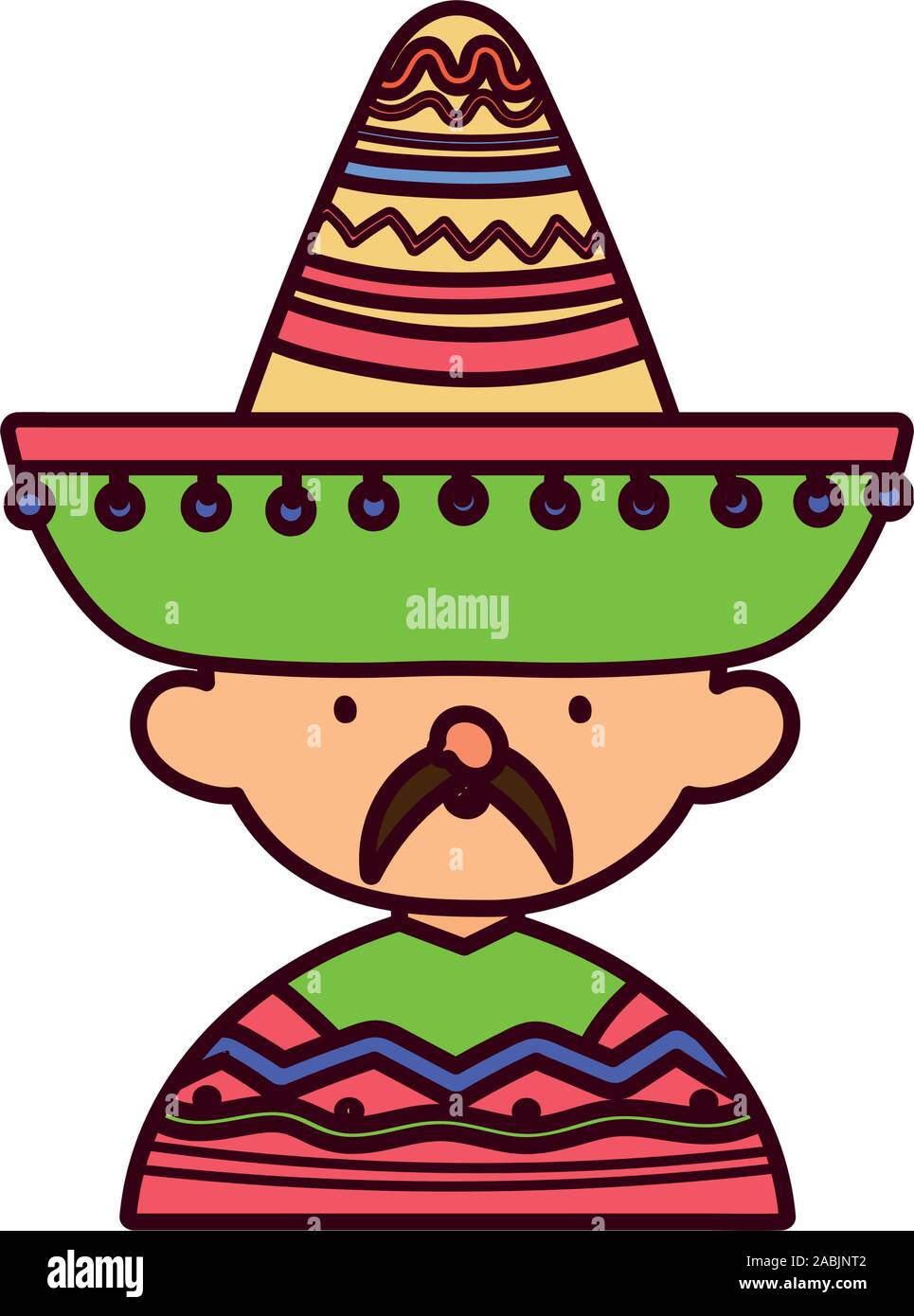 Mexican man design, Mexico culture tourism landmark latin and party ...