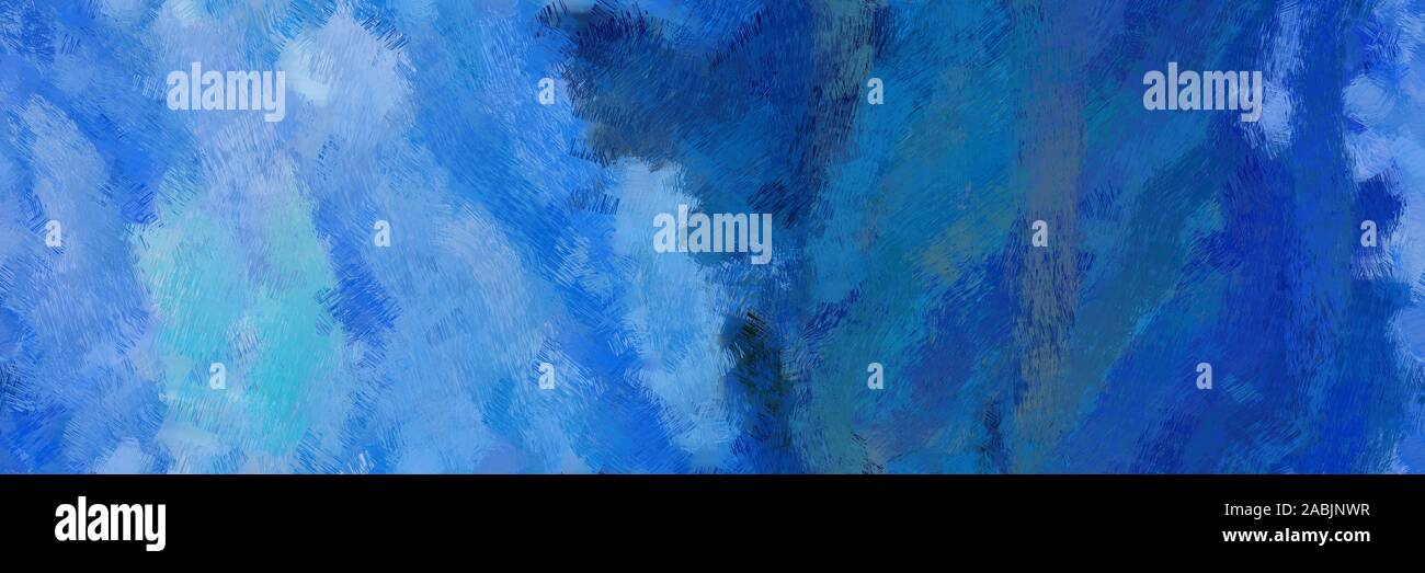 powerful illustration painted art with steel blue, strong blue and sky ...