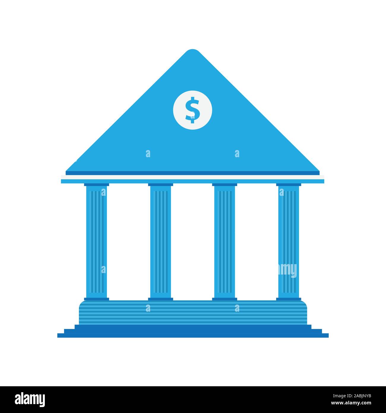 bank isolated on white background Stock Vector Image & Art - Alamy