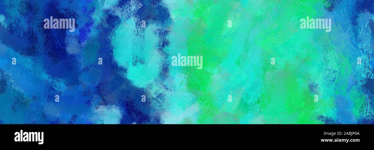 fantasy design painted art with light sea green, medium turquoise and ...
