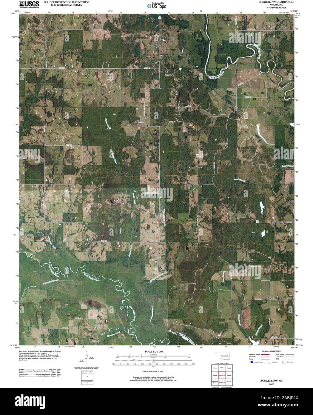 Map of boswell hi-res stock photography and images - Alamy