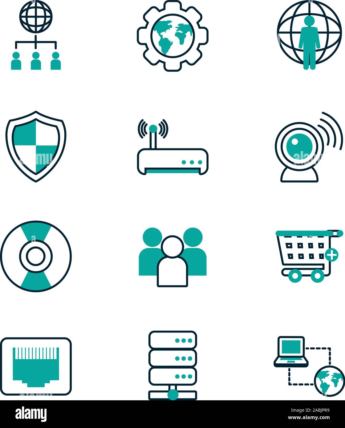 Digital and technology icon set vector design Stock Vector Image & Art ...