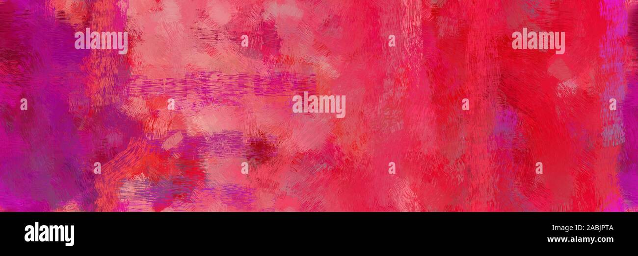 horizontal illustration painting with moderate pink, light coral and ...