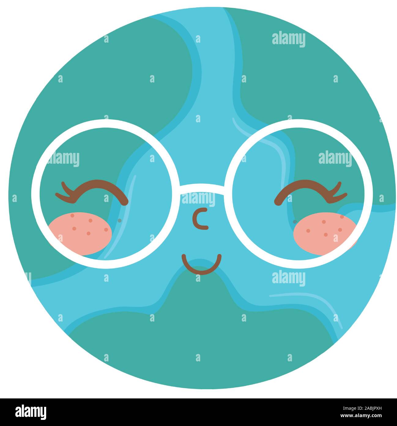 Planet cartoon design, Continent earth world globe ocean and universe ...