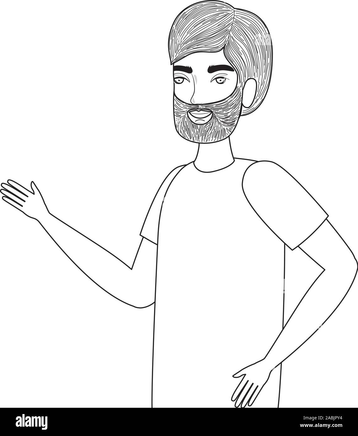 Cute man cartoon drawing vector design Stock Vector Image & Art - Alamy