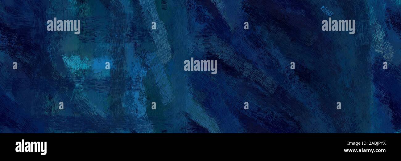 modern illustration paint brushed with very dark blue, teal blue and ...