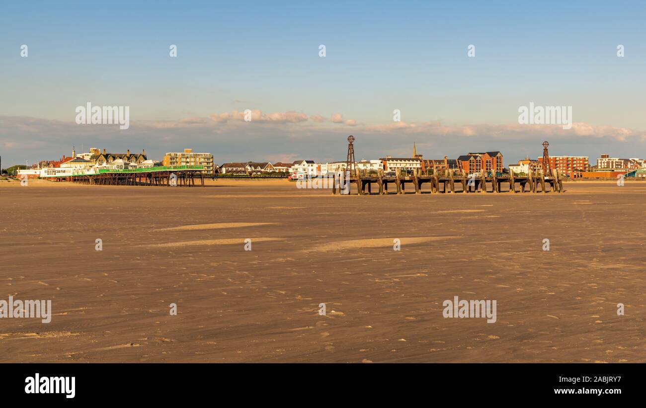 St Anne's, Lancashire, England, UK - April 29, 2019: View from the ...